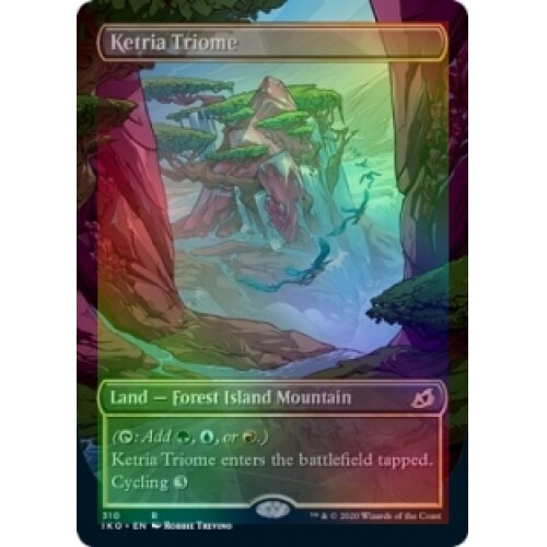FOIL KETRIA TRIOME (SHOWCASE) Ikoria IKO Magic MTG MINT CARD | eBay