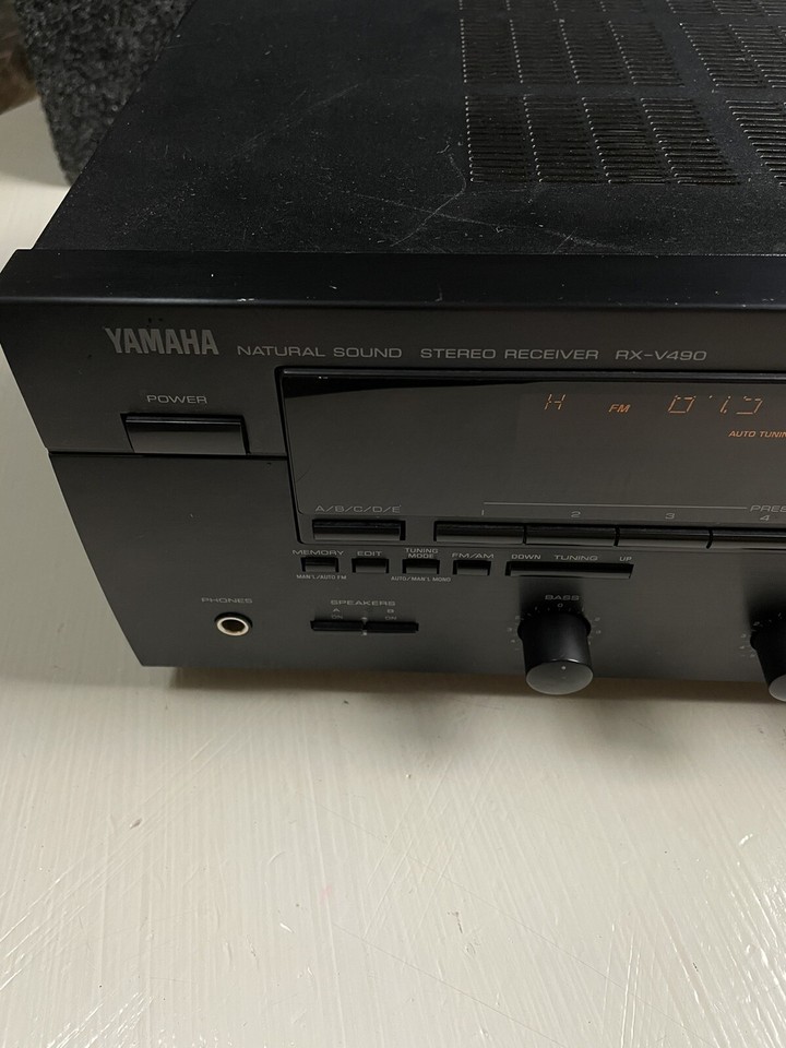 Yamaha RX-V490 Natural Sound 5.1 Channel A/V Stereo Receiver As Is ...