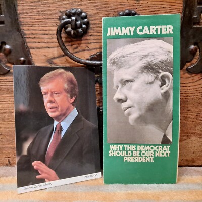 1976 Jimmy Carter Presidential Campaign flier + Postcard | eBay