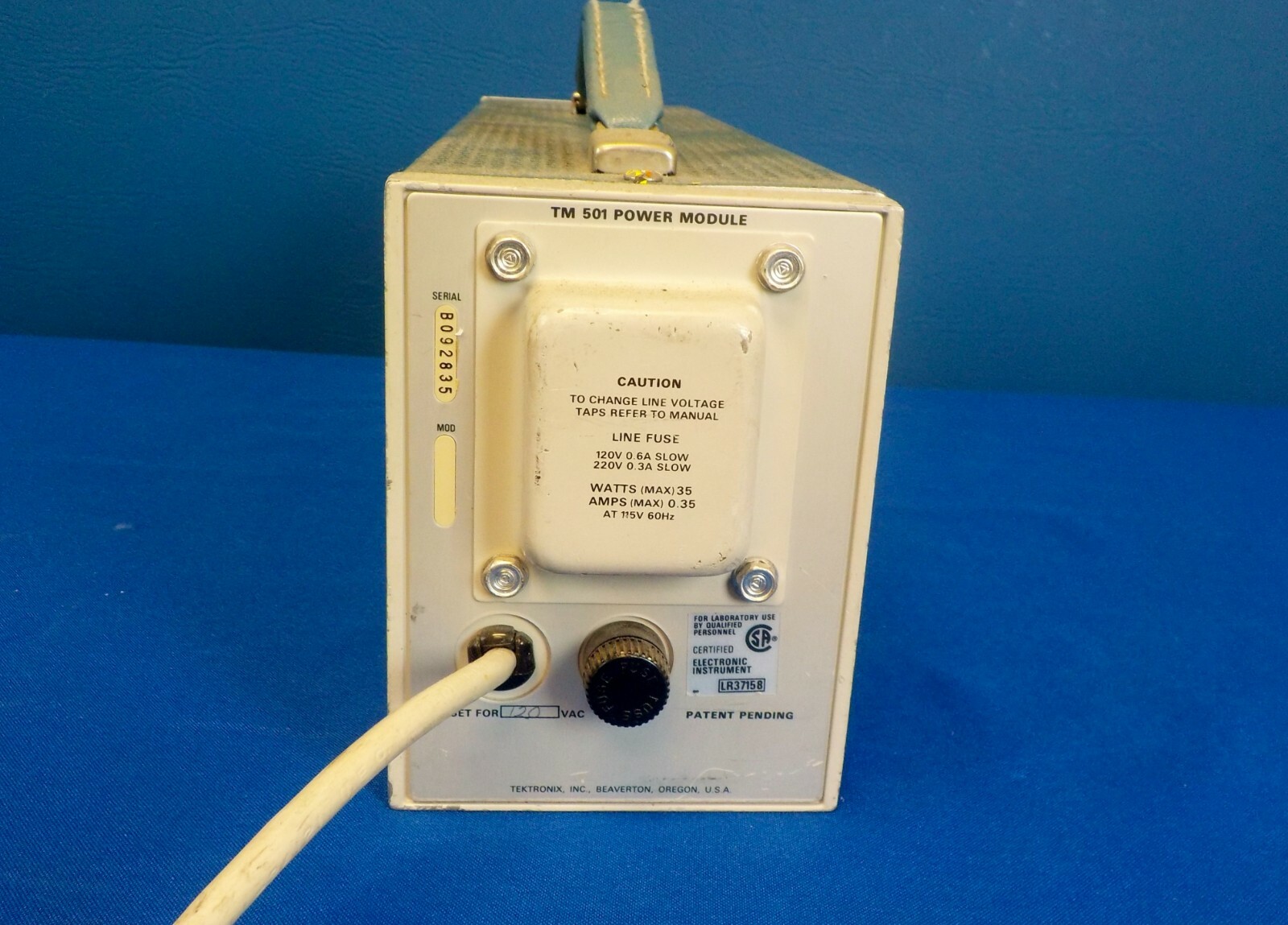 Tektronix TM501 Single Slot Module Mainframe TEK TM 501 | eBay