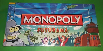 FUTURAMA Monopoly Collector's Edition Board Game 2012 Hasbro New ...