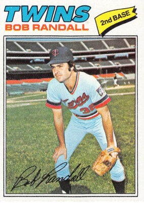 1977 Topps Baseball Bob Randall #578 NM/MT MINNESOTA TWINS HIGH GRADE ...