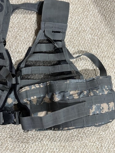 US Army Load Bearing Vest, MOLLE, ACU Camouflage | eBay