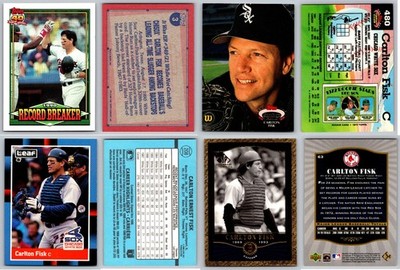 Carlton Fisk 4 Card Lot - Boston Red Sox Chicago White Sox Pudge HOF | eBay