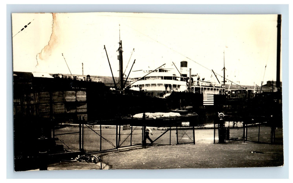 1919 S.S. West Irmo American West African Steamship Line Real Photo ...