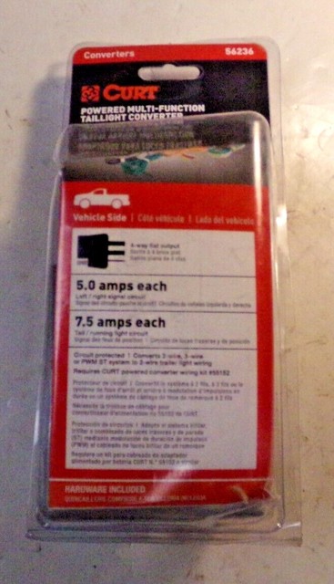 Fits CURT 56236 Multi-function Taillight Converter for sale online | eBay