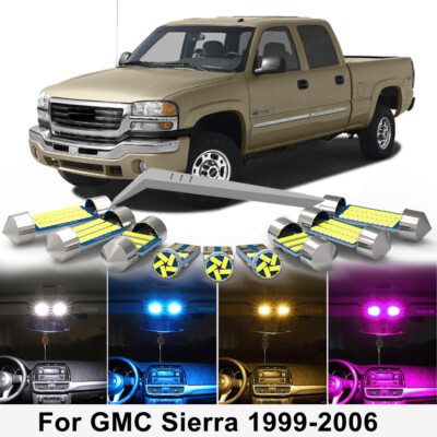 14X LED Interior Light Package Kit For GMC Sierra Chevy Silverado 1999 ...