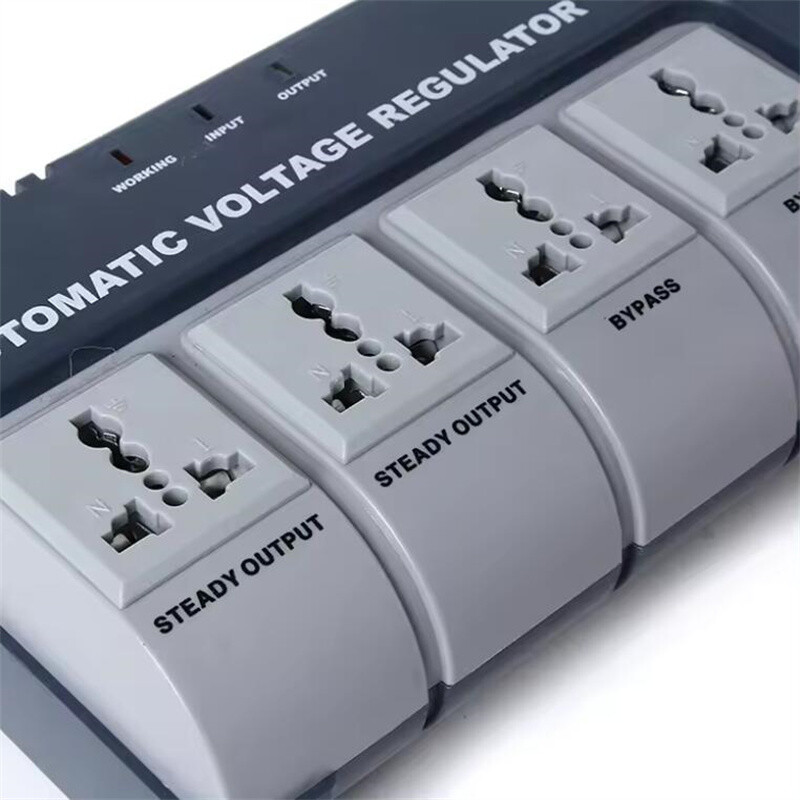 Portable AC Automatic Voltage Regulator Stabilizer AVR Single Phase ...