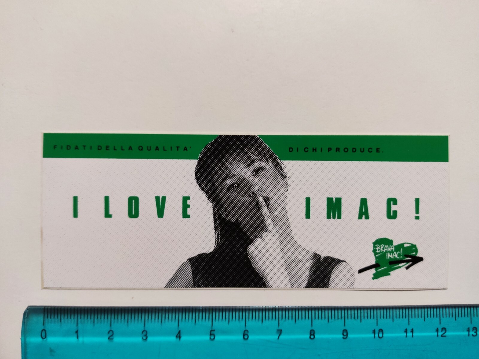 Adhesive I Love IMAC Sticker Autocollant Aufkleber 80s Original | eBay