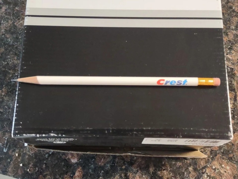 VINTAGE CREST TOOTHPASTE PENCIL EXTREMELY RARE VERY NICE CONDITION | eBay