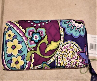 New Vera Bradley Heather Accordion Wallet Approx | eBay