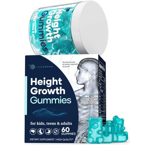 Height Growth Gummies Multivitamins Natural Height Increase Supplement ...