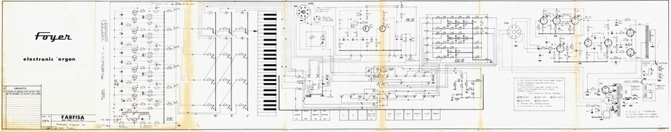 FARFISA FOYER (Service Manual) - Schematic diagrams - Schaltplan - Schema - PDF | eBay