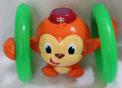 Bright Starts Interactive Roll and Glow Monkey ~ Tested and Working | eBay