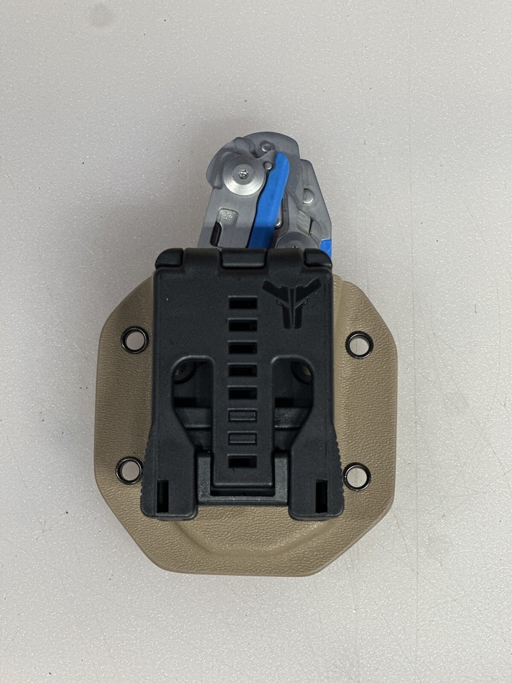 Earth Tan Leatherman Raptor Shears Holder/Holster With Duty Belt Tek ...