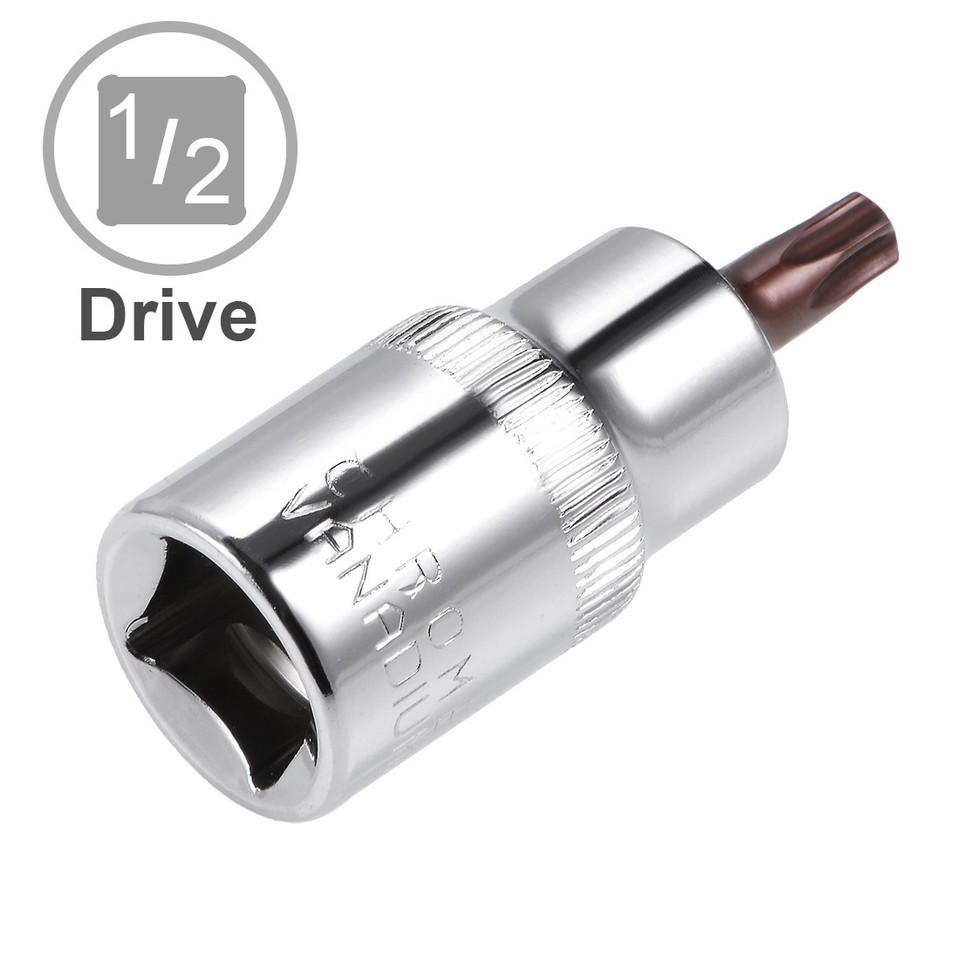 1/2" Drive T35 Torx Bit Socket S2 Steel Repair 55mm Length New ...
