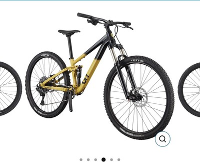 GT Zaskar FS Sport Mountain Bike Full Suspension yellow /black | eBay UK