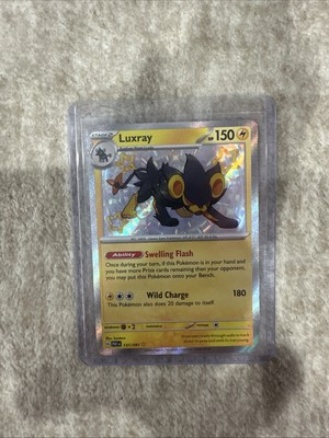 Luxray 137/091 Pokémon Paldean Fates Baby Shiny Holo Near Mint | eBay