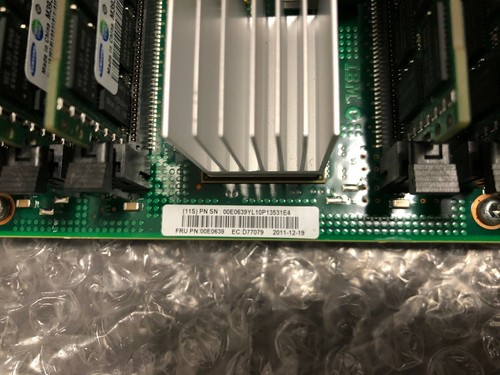 IBM 00E0638 8x Slot Power7 pSeries DDR3 2C1C Memory Riser Card 64GB RAM ...