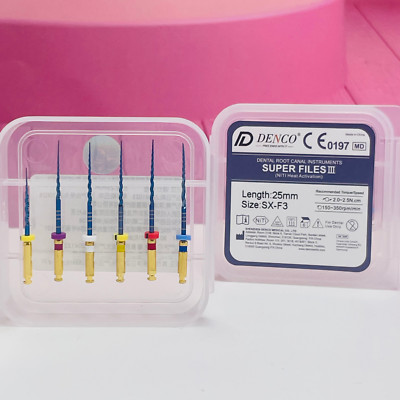 DENCO SUPER Files Dental Root Canal Files Heat-Activated Rotary Files ...