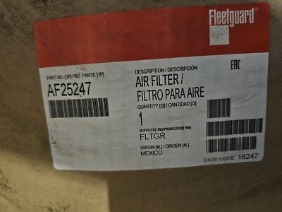 Fleetguard AF25247 Primary Air Filter | eBay Australia