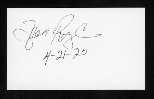 Roy C. Hammond DEC. Doo Wop Singer-Songwriter Genies Signed 3x5 Index ...
