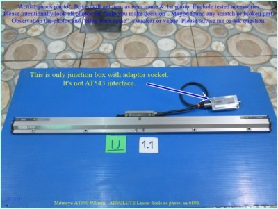 Mitutoyo AT500 600mm., ABSOLUTE Linear Scale as photo, sn:6808, Tested ...