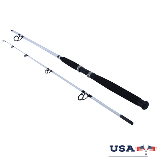 8ft Big Game Spinning Rod 2 Piece Medium Heavy Strong Fishing Rod ...