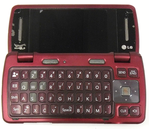 LG EnV 3 / enV3 VX9200 - Red / Maroon ( Verizon ) Cellular Full ...