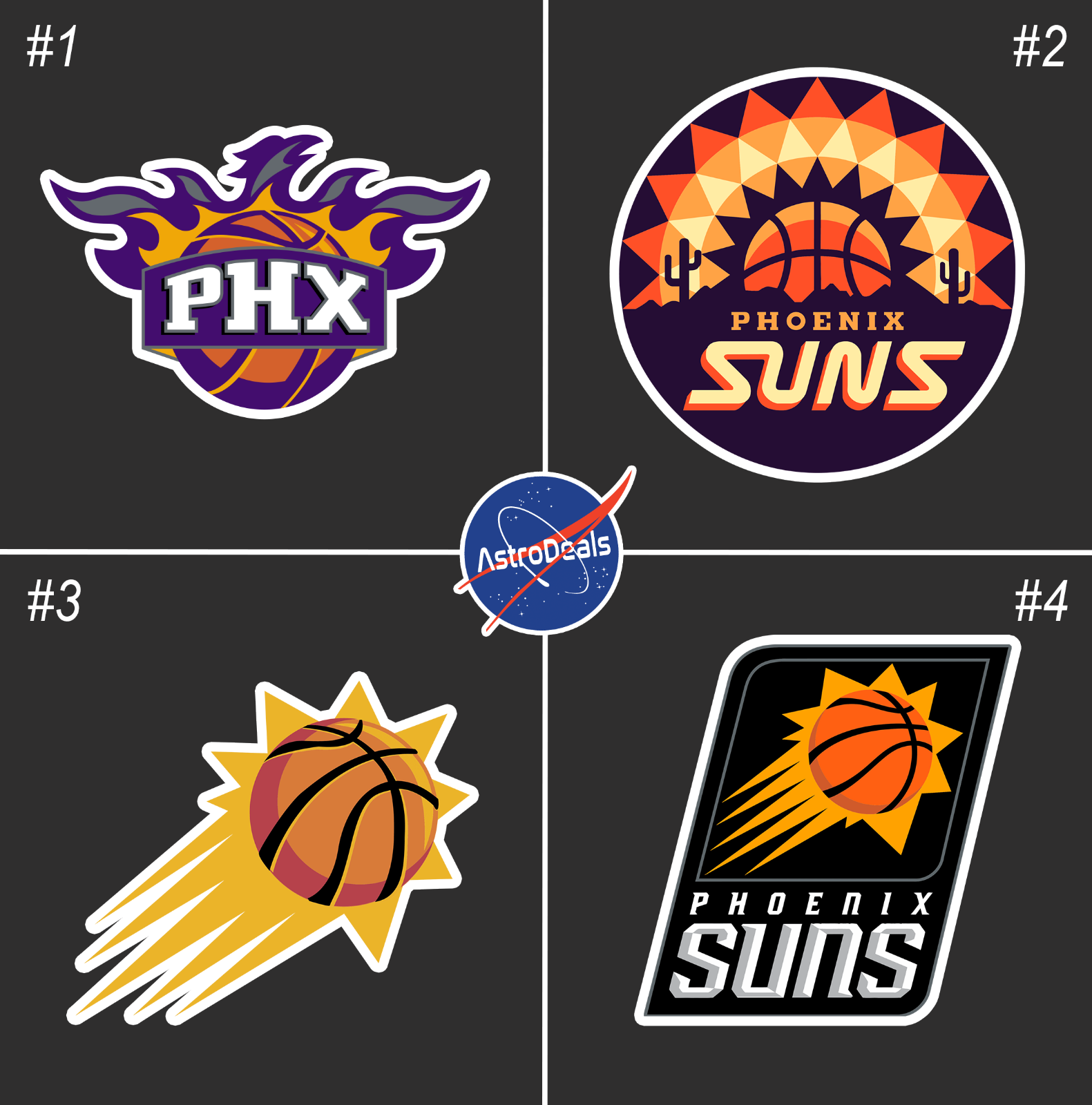 Phoenix Suns Basketball Team Logo NBA Sticker Decal *Size: 3"-12"* | eBay