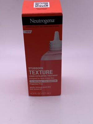 Neutrogena Stubborn Texture Liquid Exfoliating Treatment Acne Prone ...
