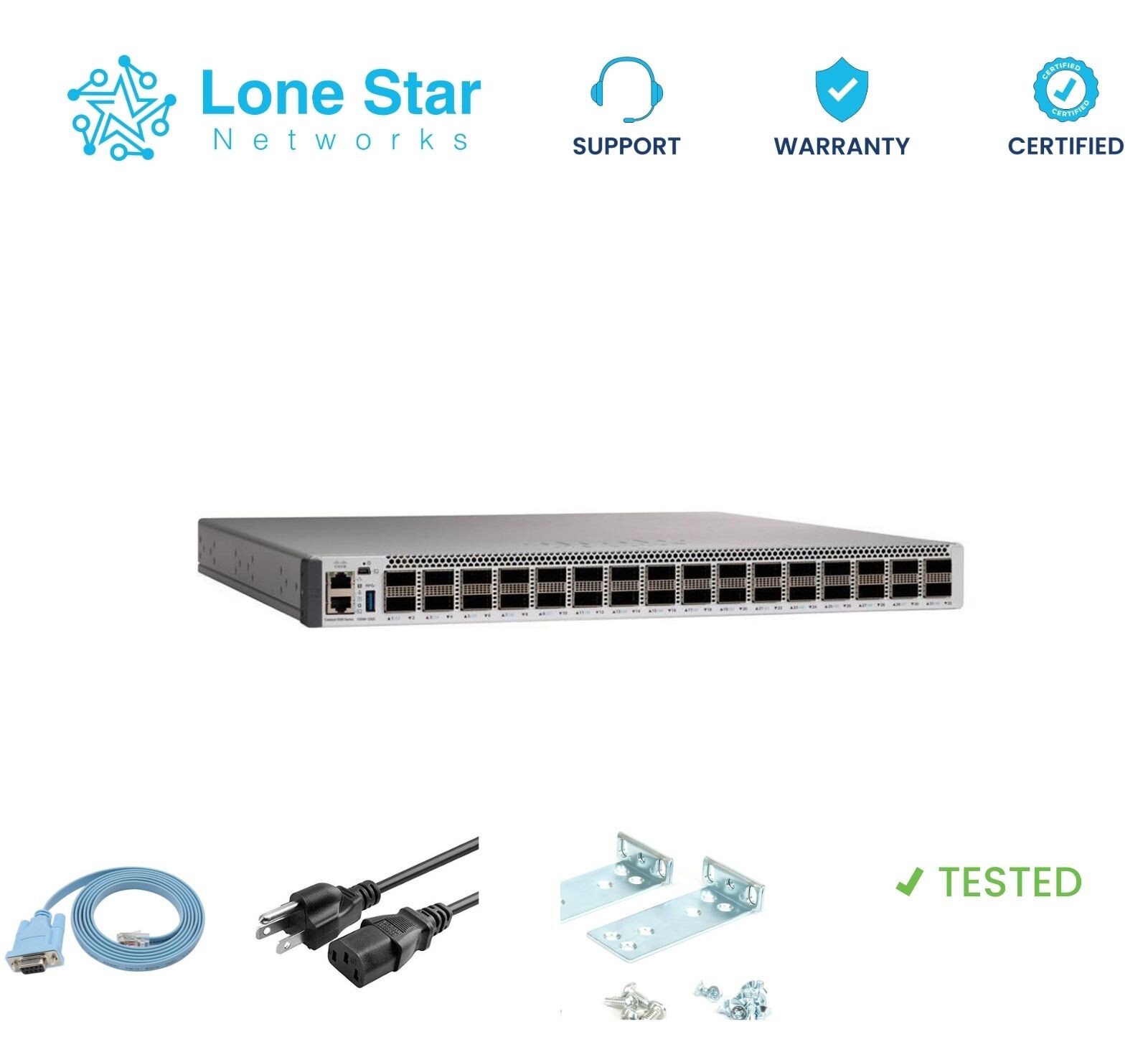 Cisco C9500-24Q-E 24-Port 40GE Network Ess Switch-Lifetime Warranty | eBay