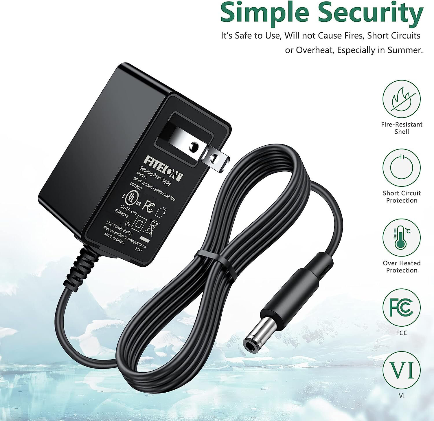 UL AC/DC Adapter For Presonus Audiobox 22VSL 44VSL USB Audio Interface ...