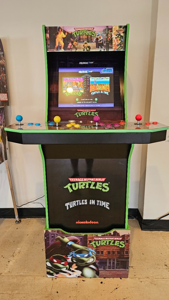 Arcade1Up Teenage Mutant Ninja Turtles Arcade Cabinet Machine with ...