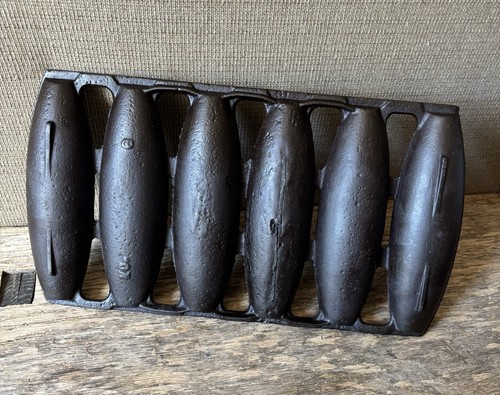 1st Variation Griswold No 6 (958) Cast Iron Vienna Roll Pan | eBay