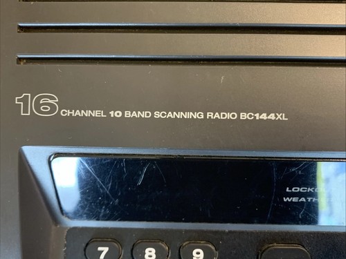 Used, Uniden Bearcat BC144XL 16-Channel, Base Scanner-Weather WX ...
