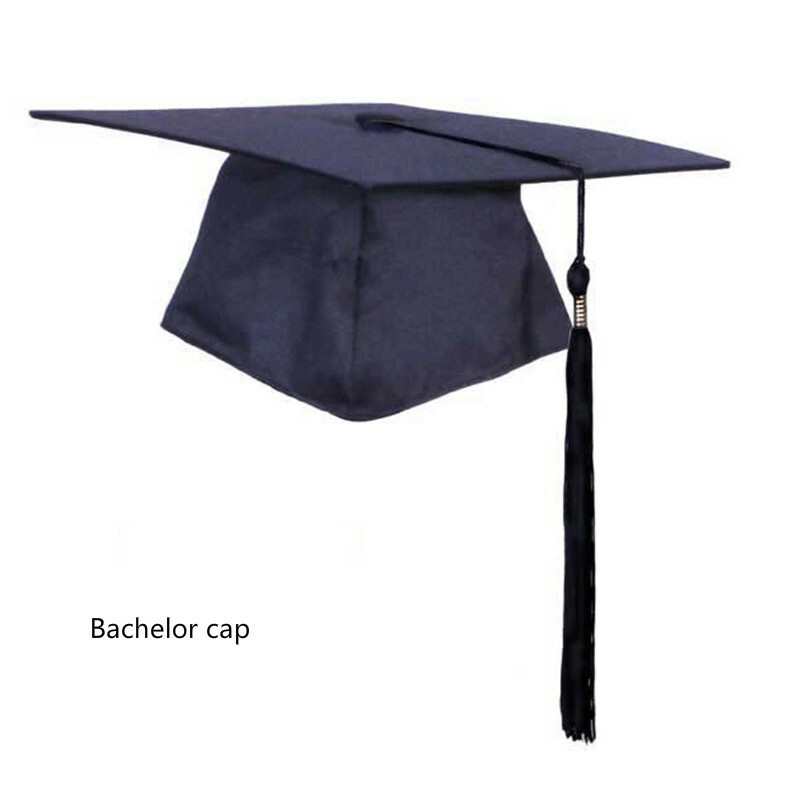 College Academic Cap Hat Tassel Graduation Bachelors Degree Gown ...