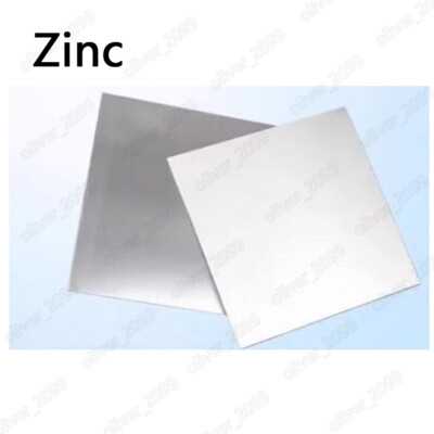 1pcs 99.99% High-Purity Pure Zinc Metal Sheet Plate | eBay