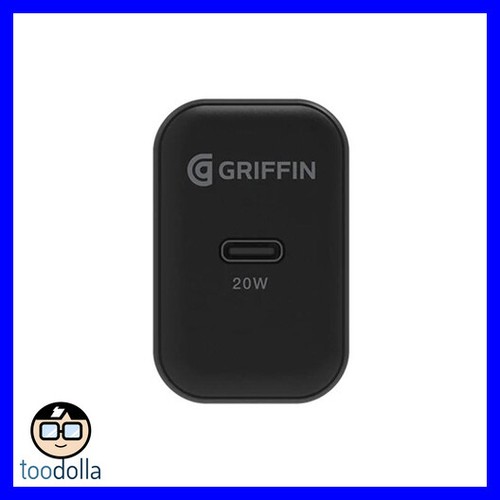 Griffin - Powerblock Usb-c PD 20w Wall Charger for iPhone Black for ...