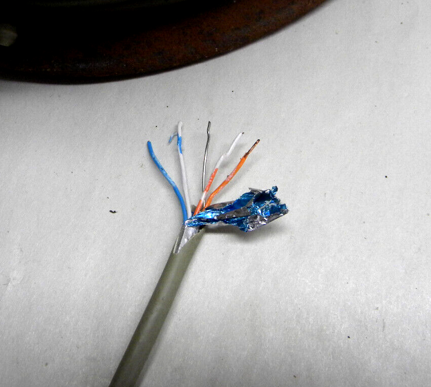 Large Spool Carol Cable 24/4 Wire 24AWG Shielded (UL) Type CMR Gray | eBay