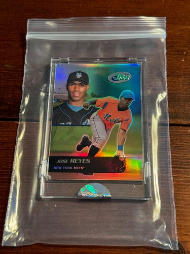 2003 eTopps Jose Reyes #110 Rookie RC-Refractor-Factory Sealed-Limited ...
