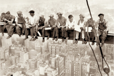 Poster Men Lunch on a Girder 1932 Charles C Ebbets Rockefeller Centre ...
