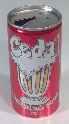 Vintage Ceda Creaming Soda Pop Can Aluminum Glaxo Beverages Sydney ...