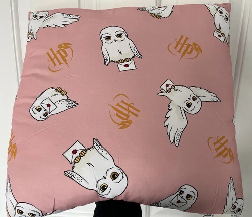 Harry Potter Throw deco Pillow Hedwig White Owl Letter Square pink 15 ...