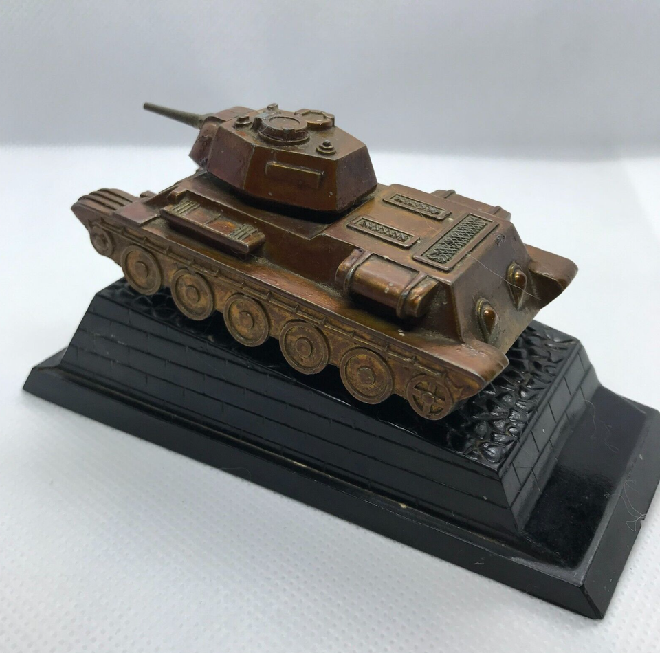 Souvenir Tank T-34 SOVIET ARMY Vintage Desktop Decor USSR Retro ...
