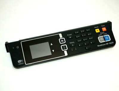 Epson Workforce WF-3620 Front Control Panel and Display Screen WF3620 ...
