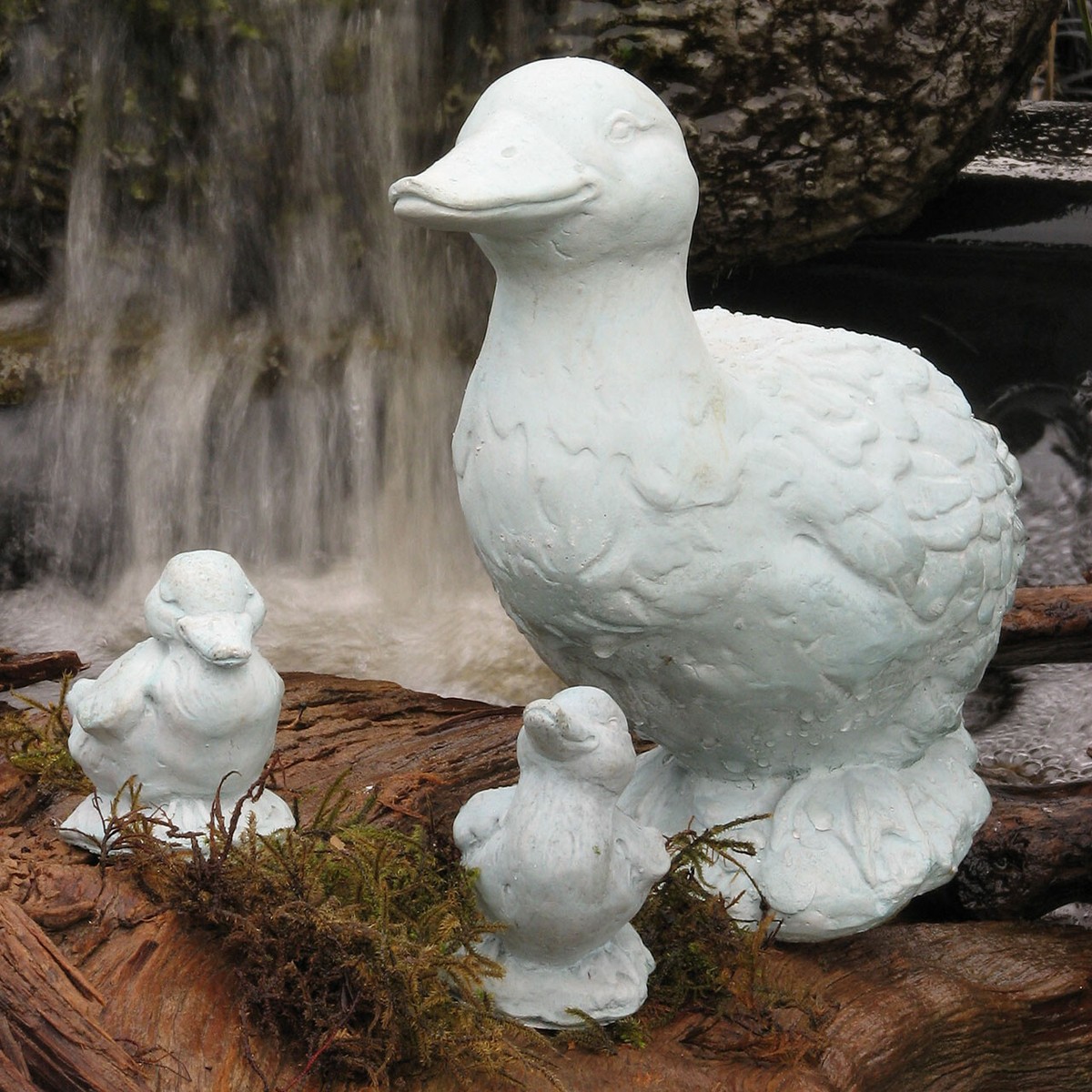 Duck Statues For The Garden Bronze Ducks Garden Ornament|Metal Ducks