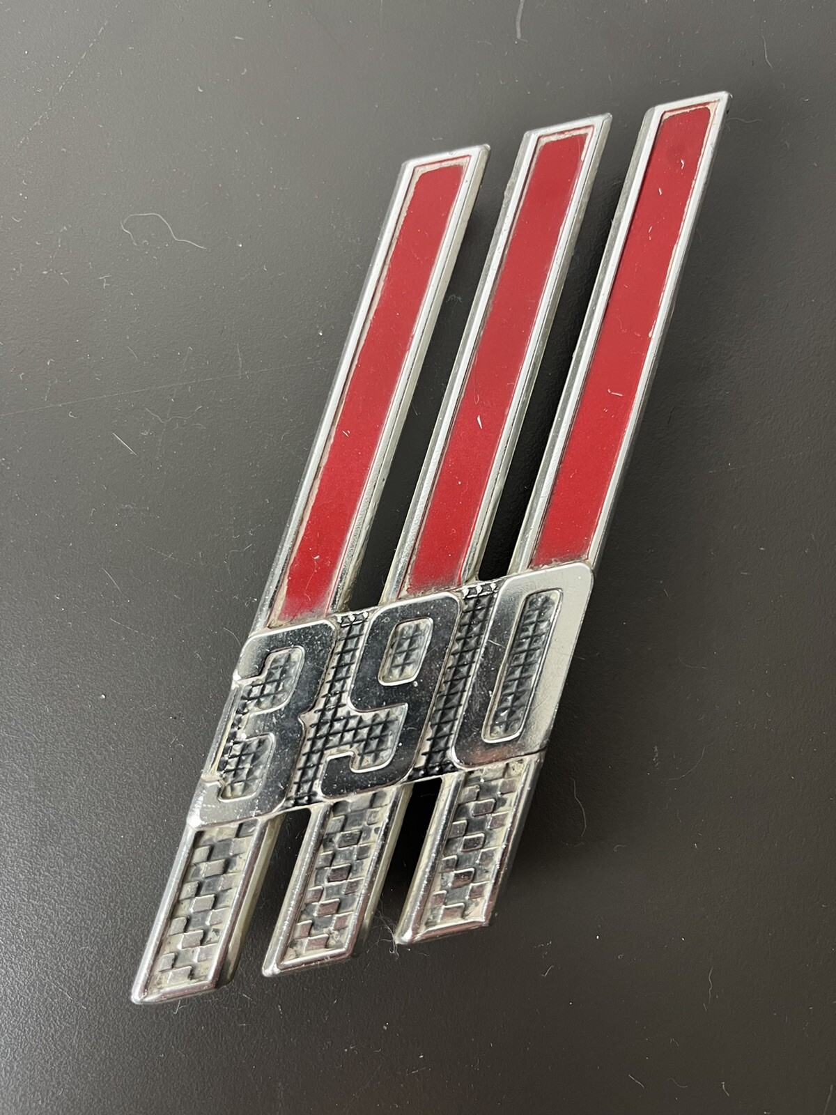 NOS 1966 - 1969 Ford Galaxie F100 Pickup Fairlane 390 Fender Emblem ...