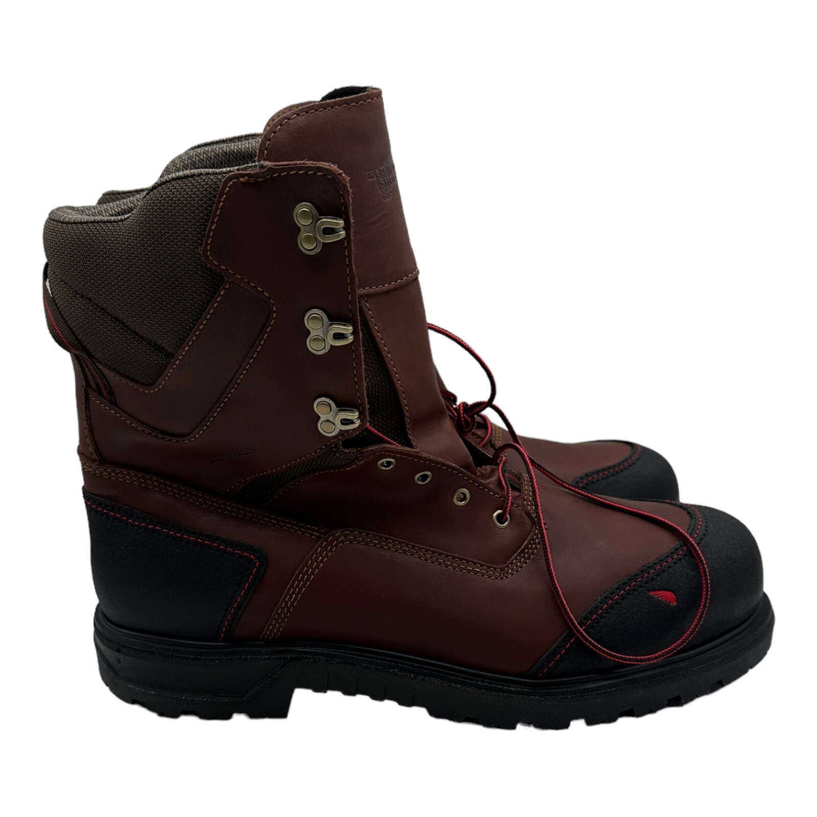 Red Wing 4454 Men's 8 Inch Insulated Waterproof Safety Toe Boots Size 7 ...