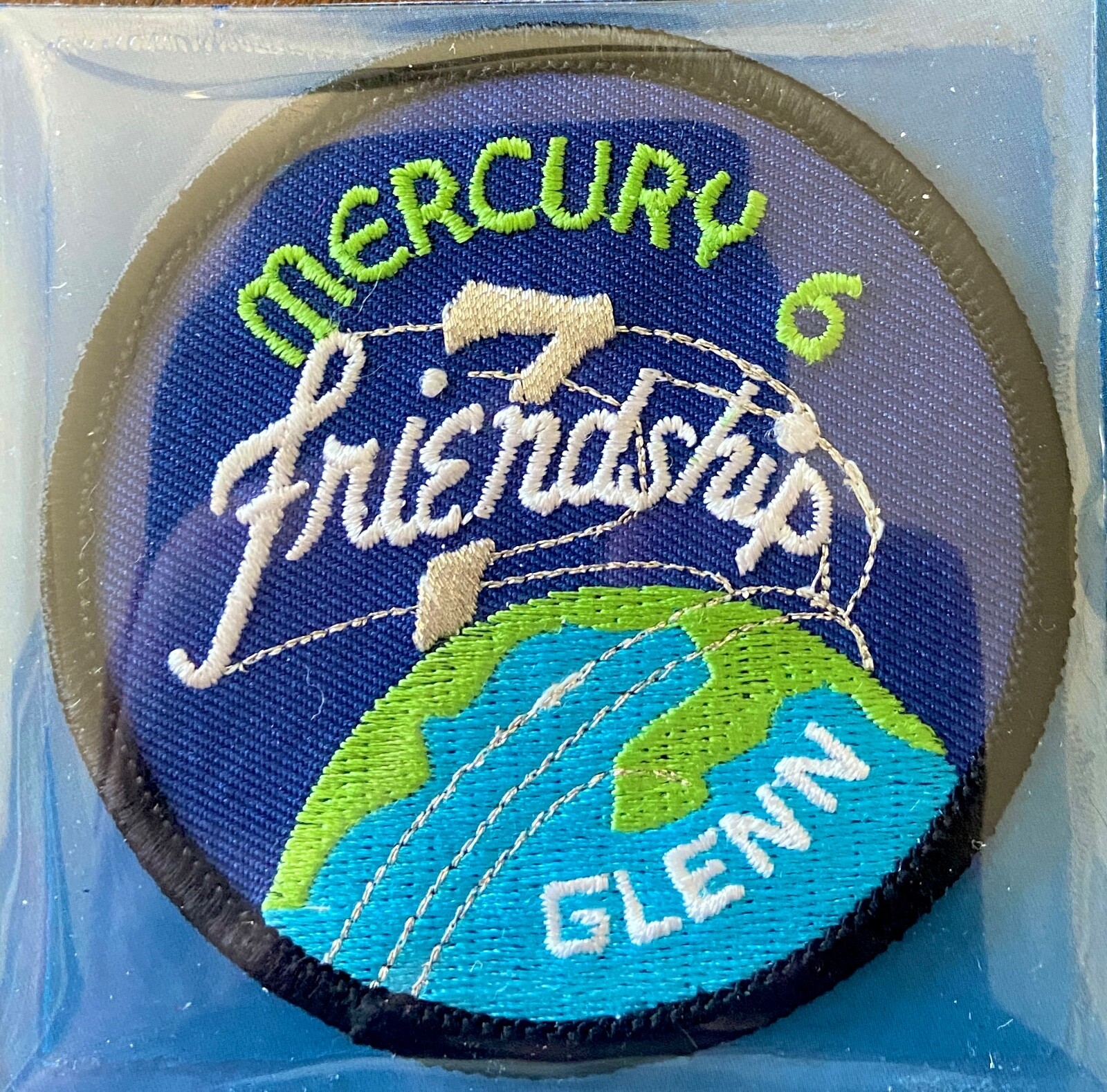 MERCURY 6 Willabee Ward NASA SPACE MISSION CREW PATCH EMBLEM Glenn ...